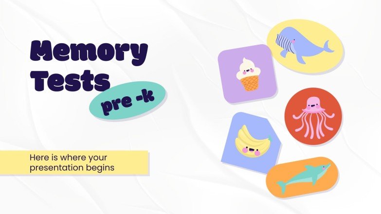 Memory Tests for Pre-K | Google Slides & PowerPoint