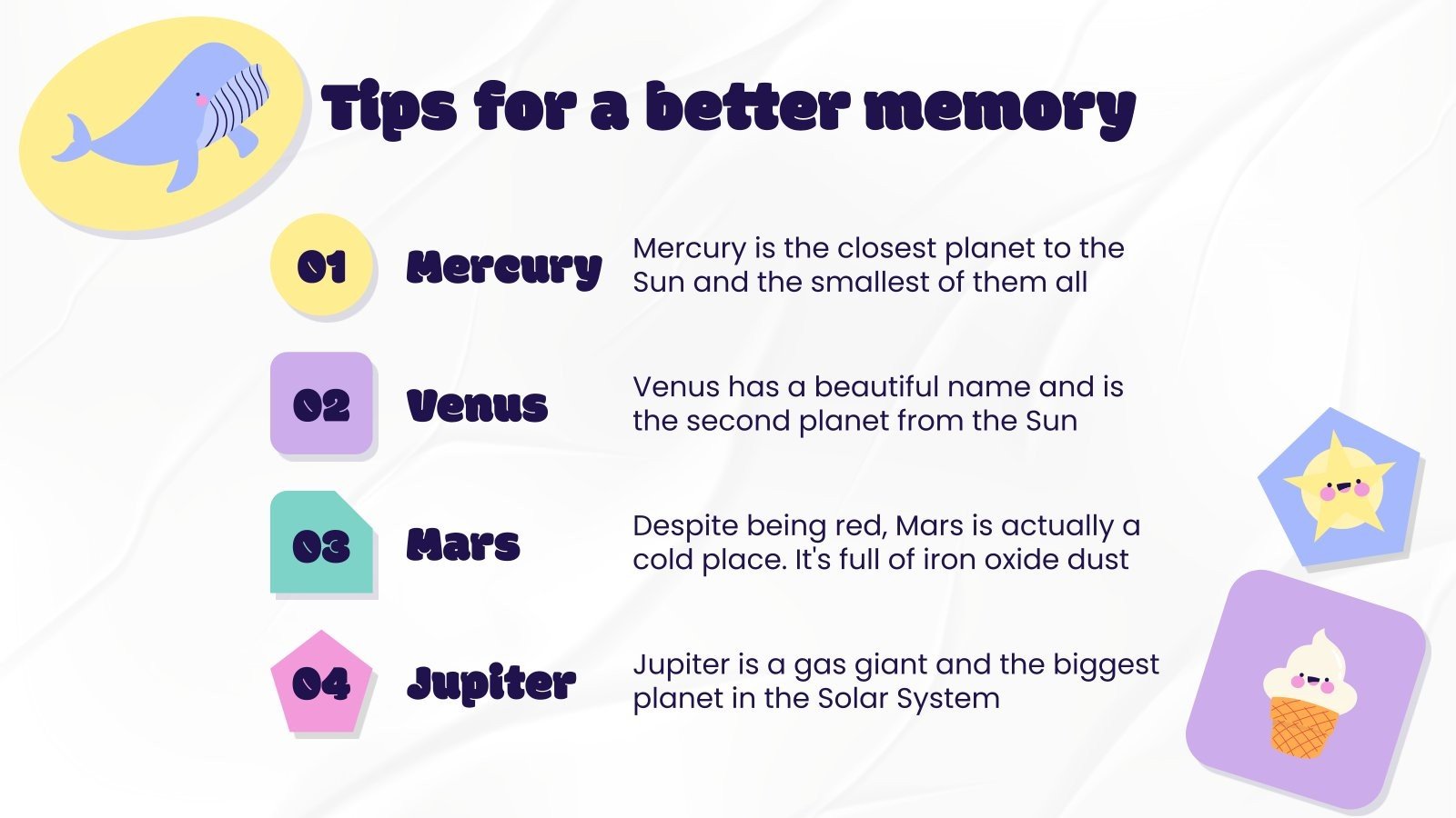 Memory Tests for Pre-K | Google Slides & PowerPoint