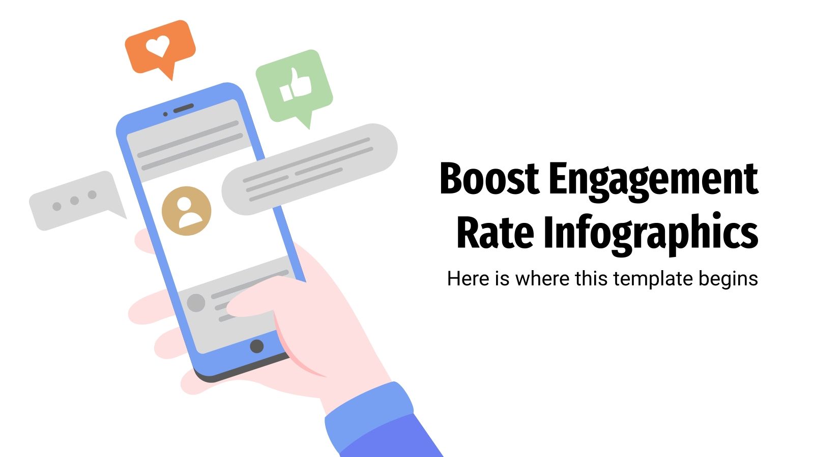 Boost Engagement Rate Infographics | Google Slides & PPT