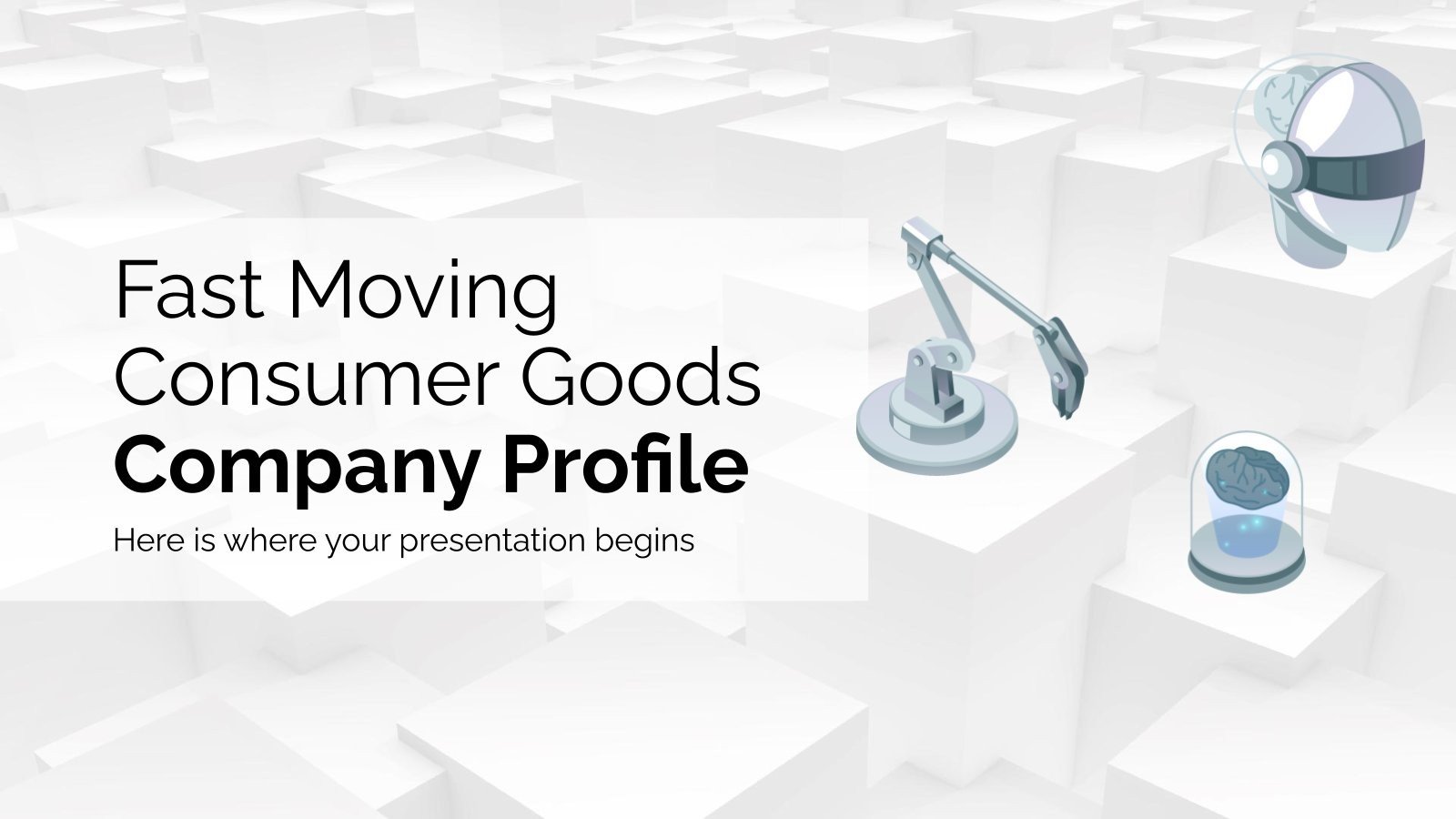 Fast Moving Consumer Goods Company Profile | Google Slides