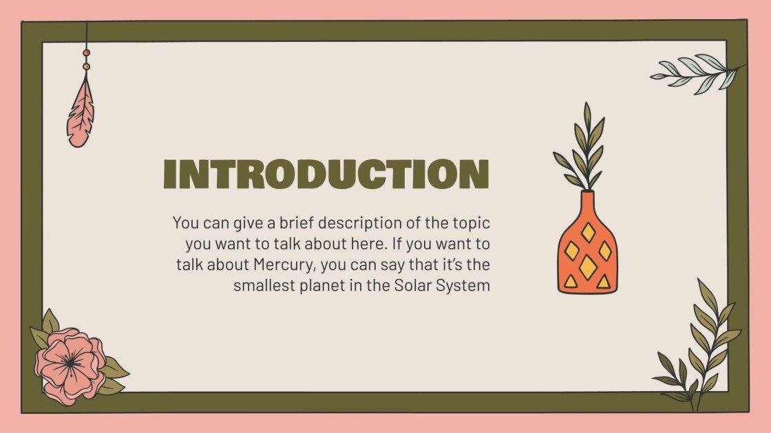 Gramática: Oraciones completas - Estilo Boho | Google Slides