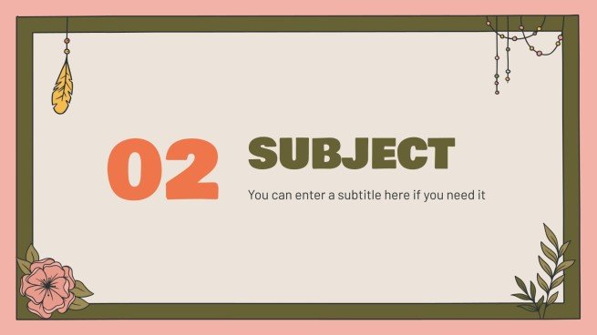 Grammar: Complete Sentences - Boho Style | Google Slides