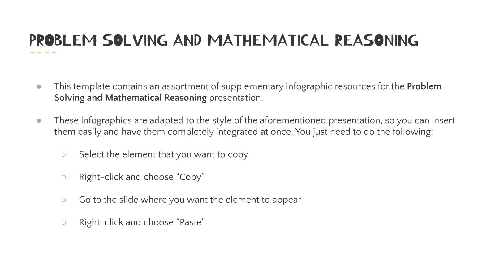 Problem Solving And Mathematical Reasoning Infographics problem-solving-and-mathematical-reasoning-infographics
