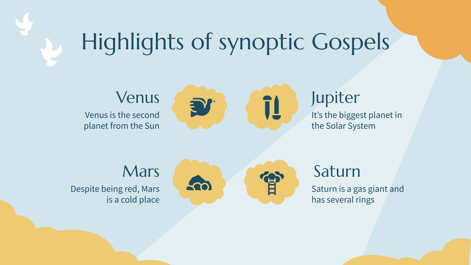 Synoptic Gospels Thesis | Google Slides & PPT template