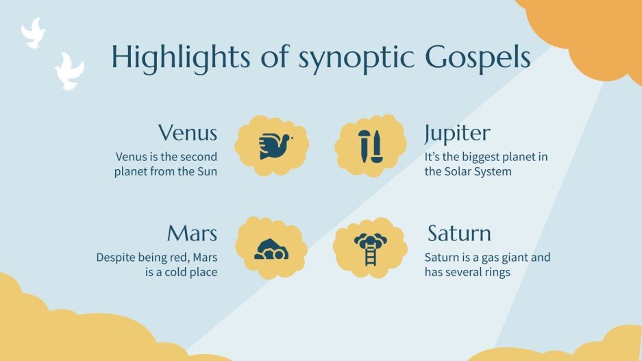Synoptic Gospels Thesis | Google Slides & PPT template