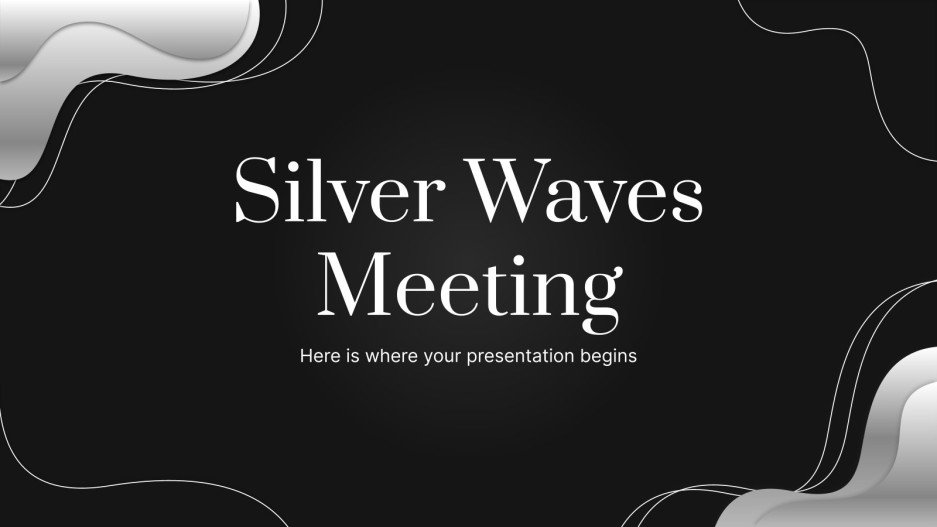 Free Google Slides and PowerPoint Templates in silver