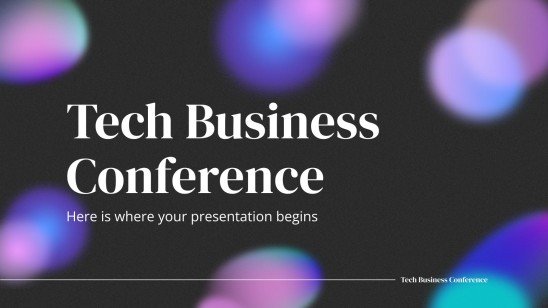 Tech Business Conference | Google Slides & PowerPoint