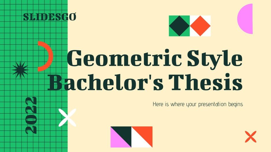 Geometric Style Bachelor's Thesis