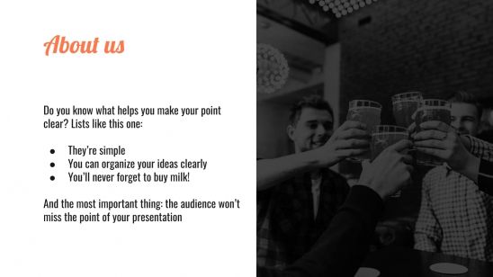 Brewery Company Profile Google Slides & PowerPoint template