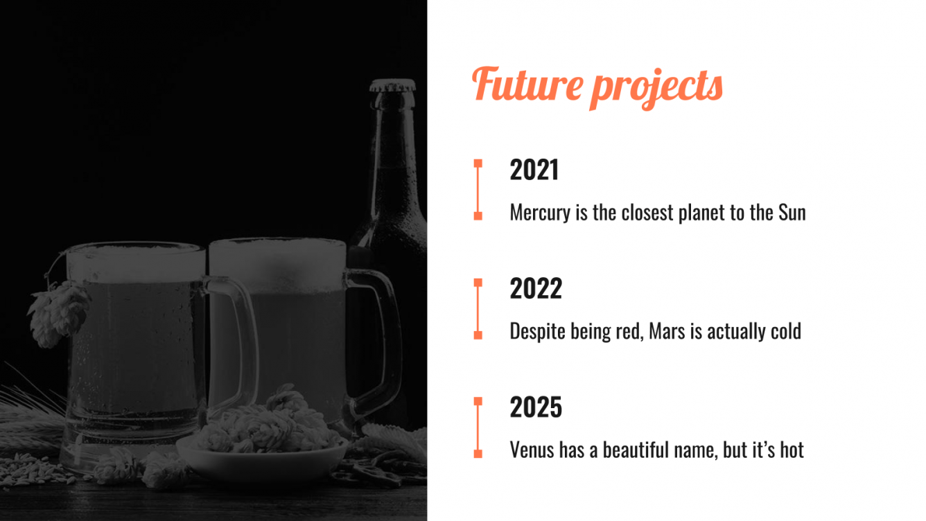 Brewery Company Profile Google Slides & PowerPoint template