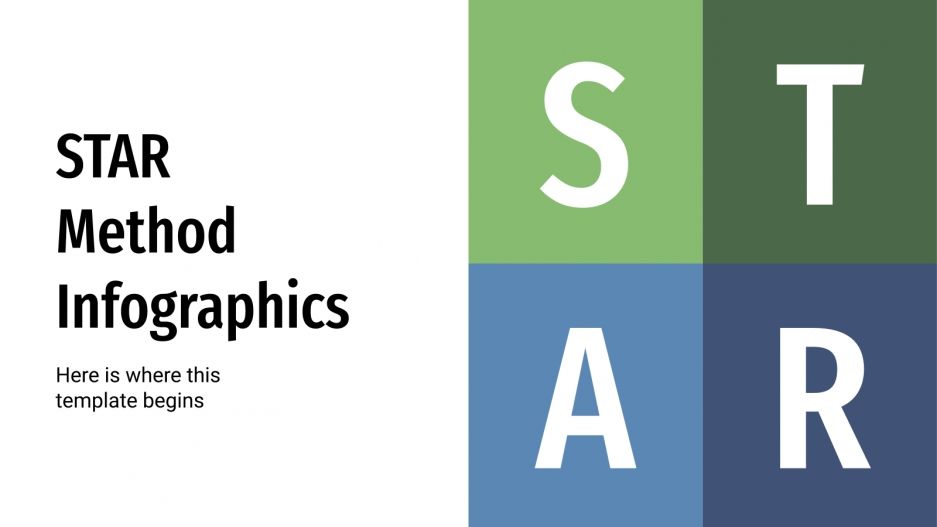 Free STAR Method Infographics for Google Slides and PPT