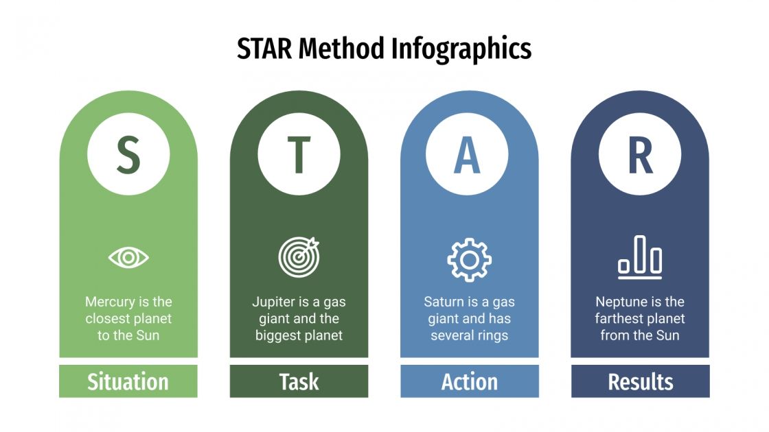 Free STAR Method Infographics for Google Slides and PPT
