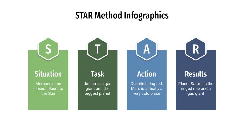 Free STAR Method Infographics for Google Slides and PPT