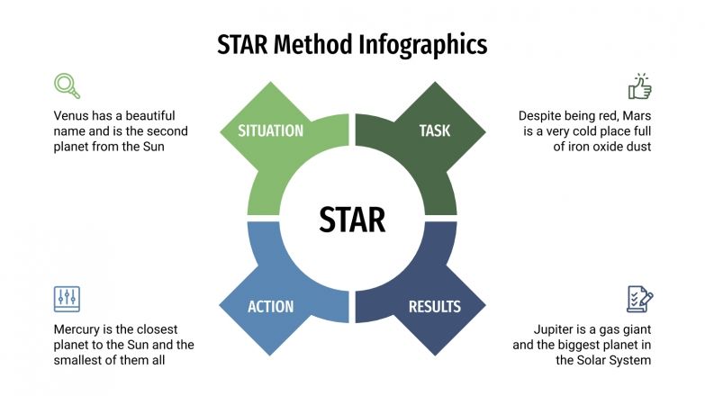 Free STAR Method Infographics for Google Slides and PPT