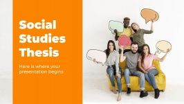 Social Studies Thesis Google Slides & PPT template