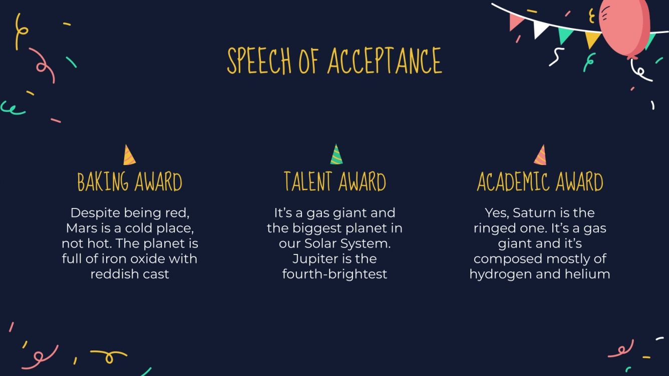 Ceremonial Speech | Template for Google Slides & PowerPoint