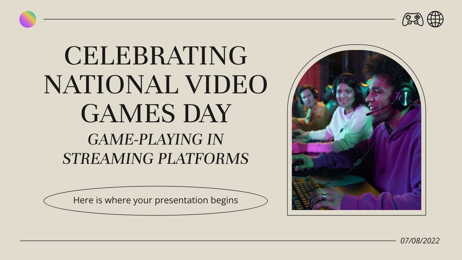 Celebrating National Video Games Day Gameplaying In Streaming Platforms