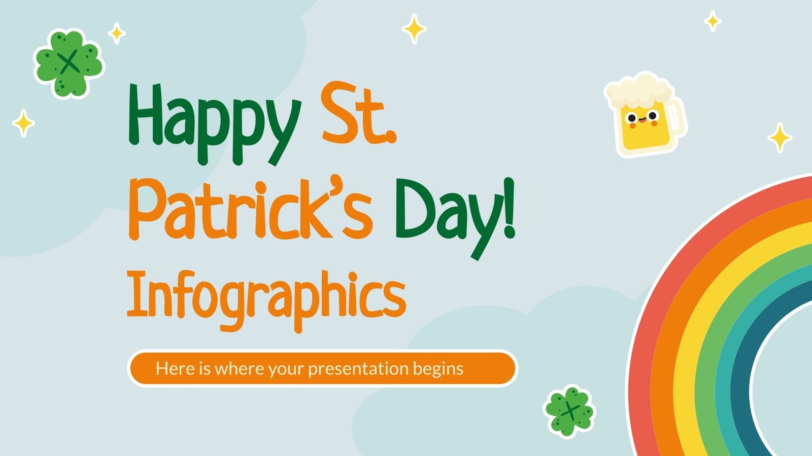 Free St Patrick's Day themes for Google Slides & PowerPoint