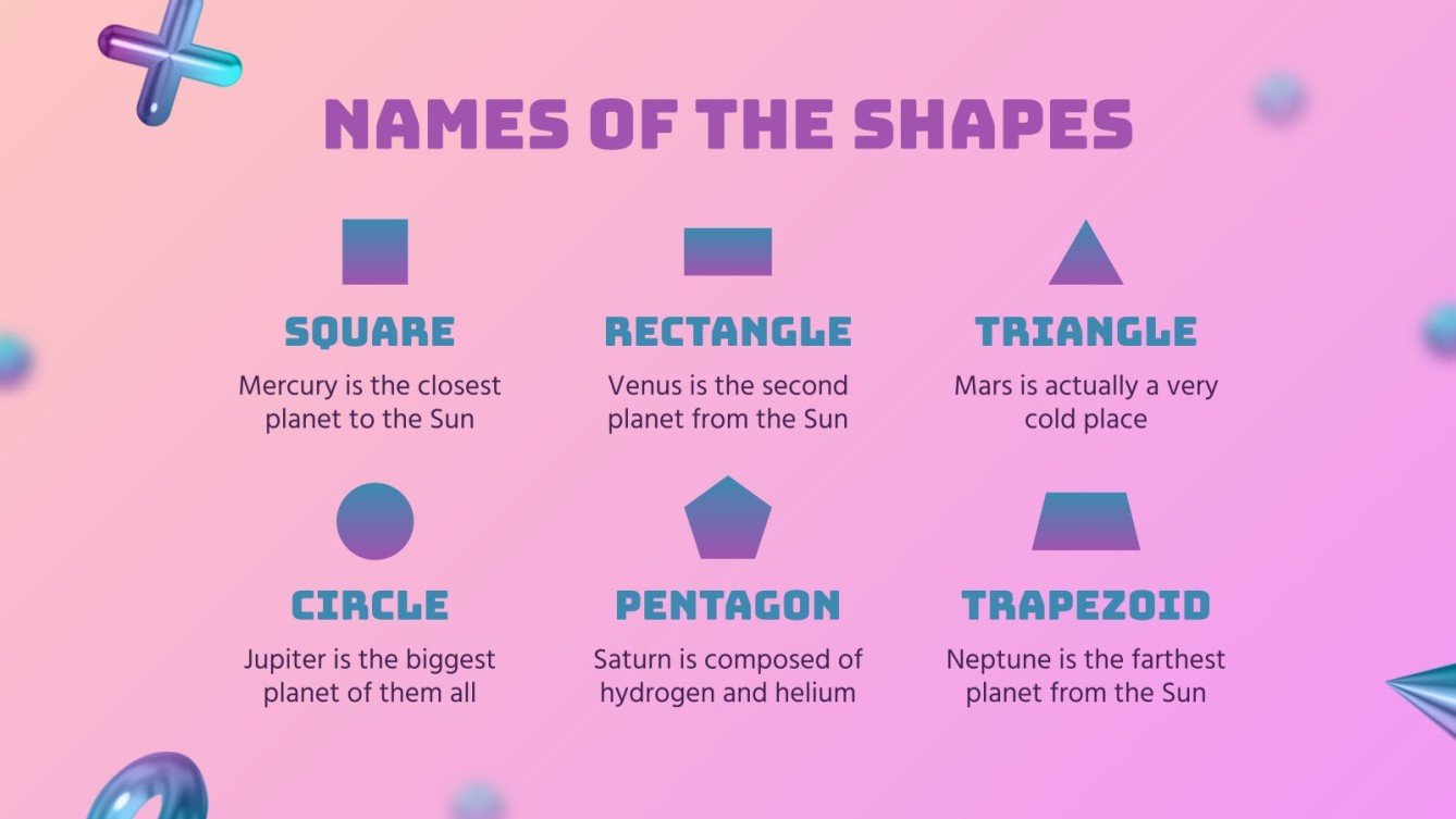 Math for Elementary: Using Shapes | Google Slides & PPT