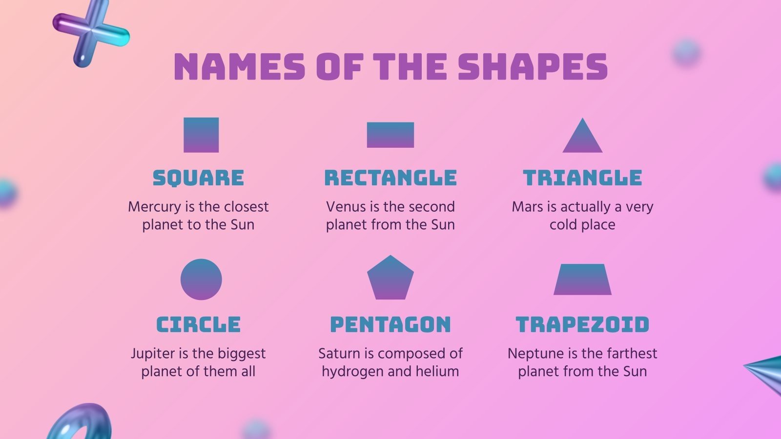 Math for Elementary: Using Shapes | Google Slides & PPT