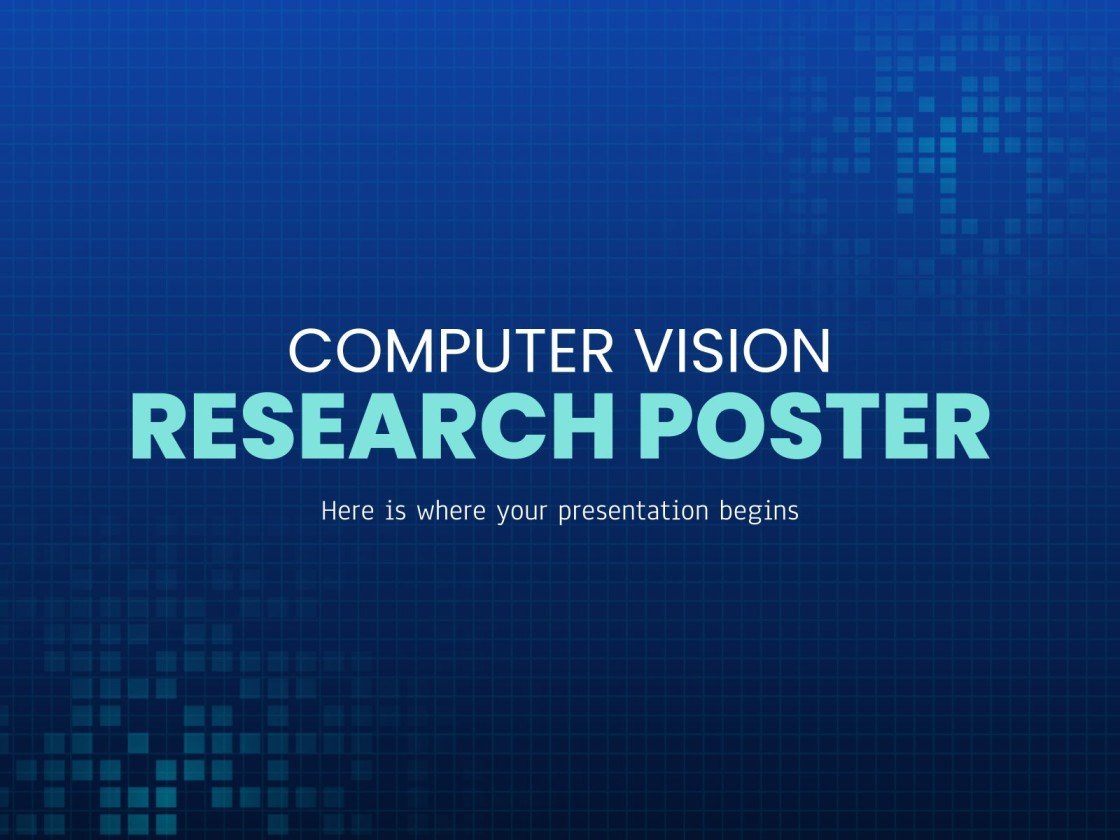 Computer Vision Research Poster | Google Slides & PPT