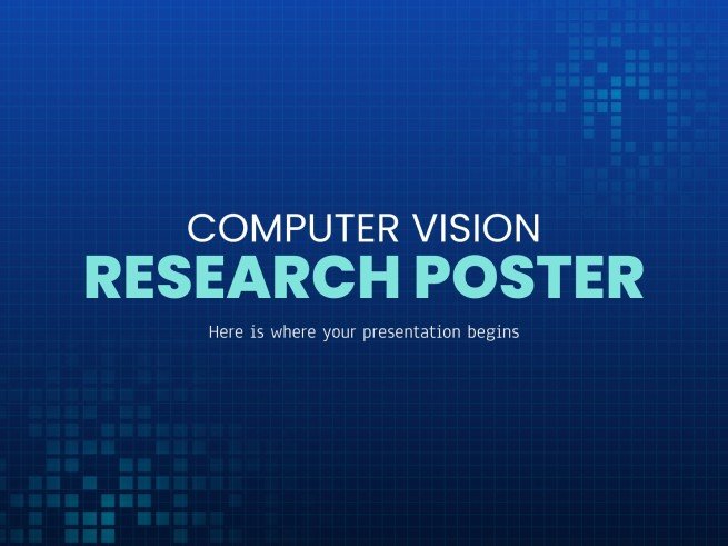 Computer Vision Research Poster | Google Slides & PPT
