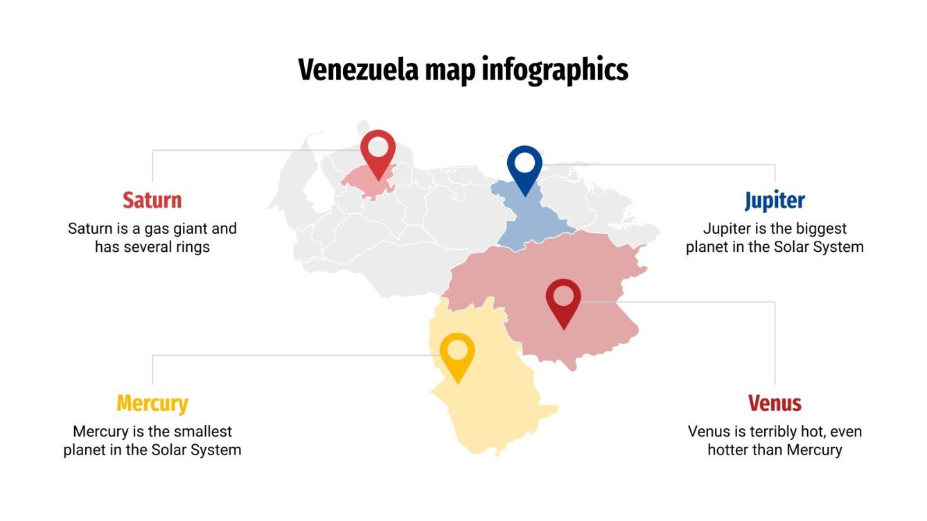 Infografías de mapas de Venezuela | Google Slides y PowerPoint