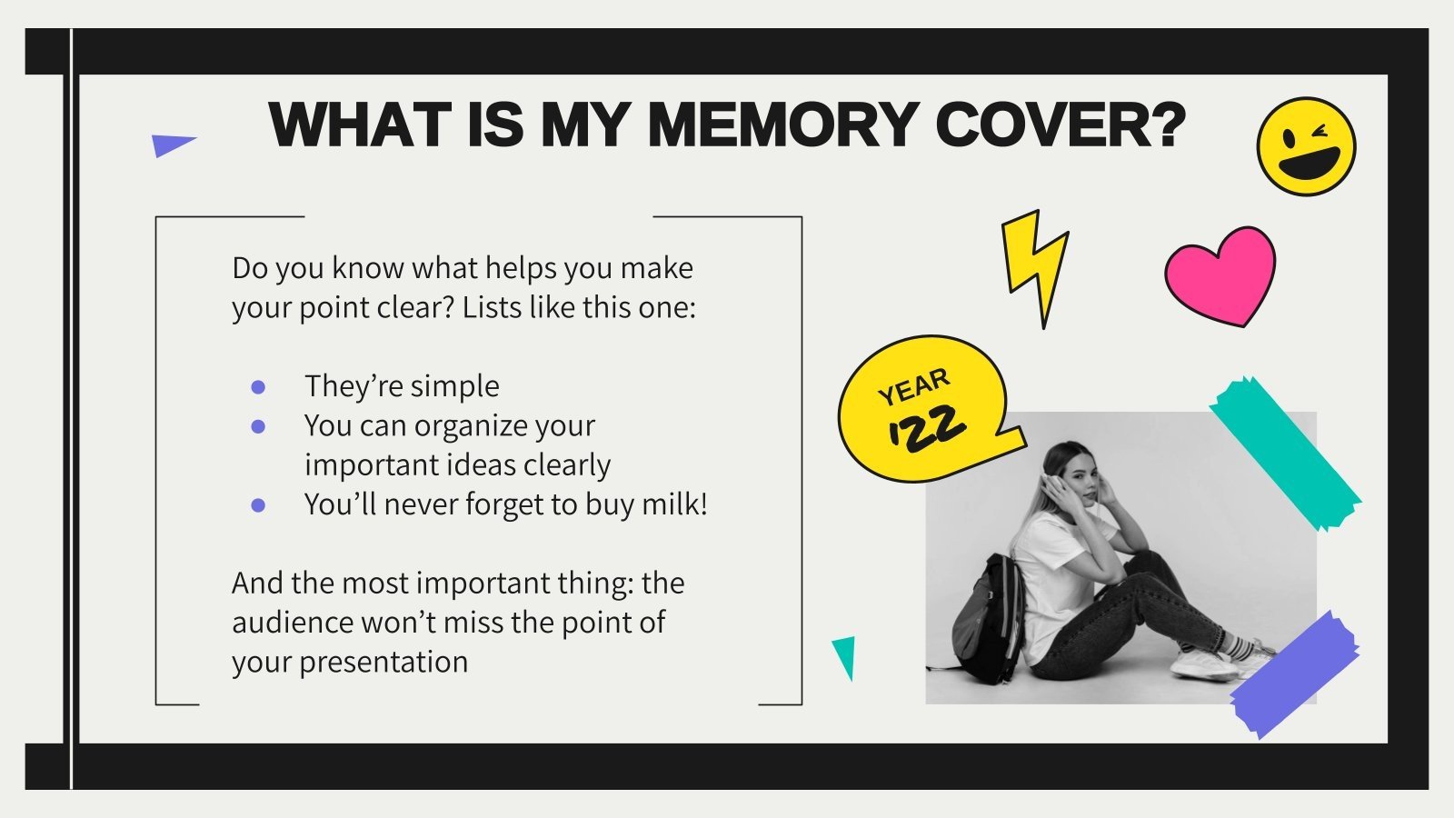 High School End of Year Memory Book | Google Slides & PPT