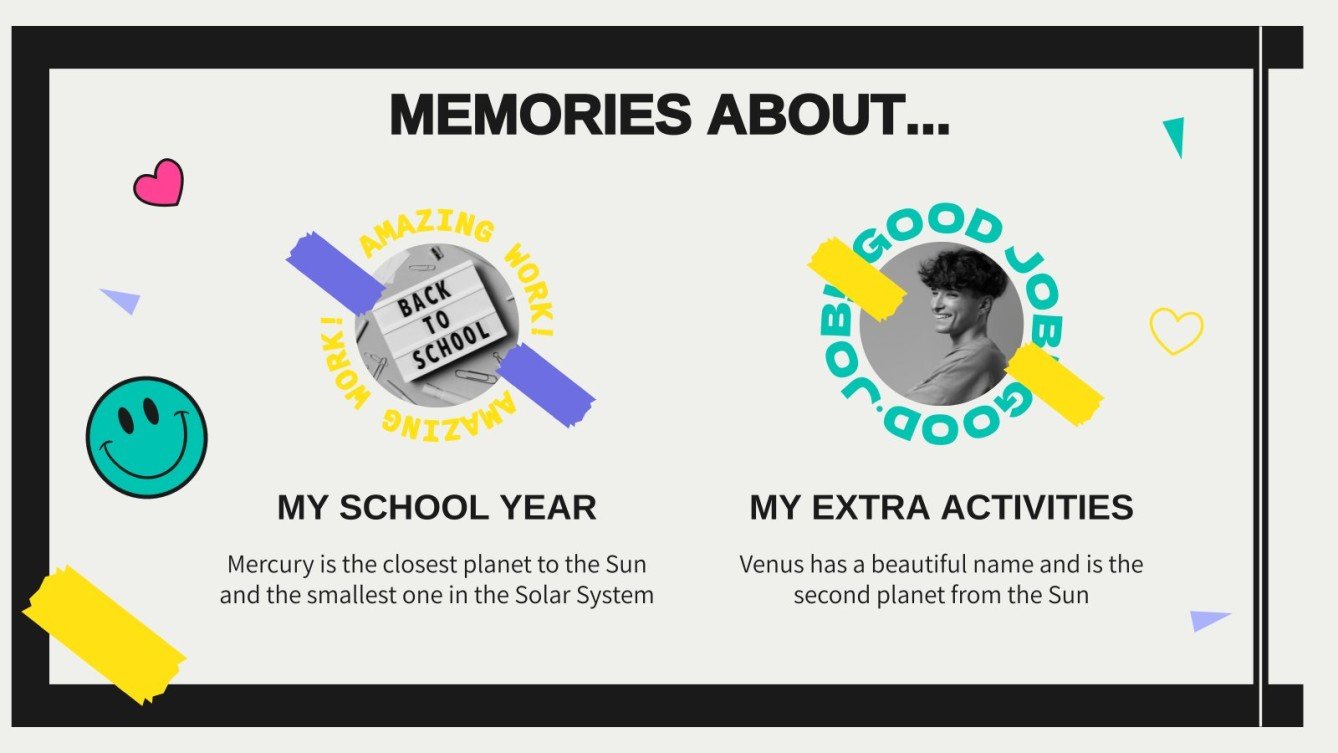 High School End of Year Memory Book | Google Slides & PPT