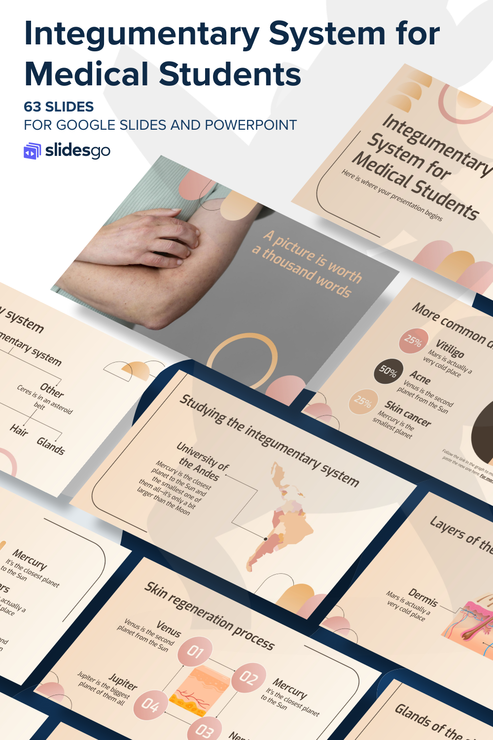 Integumentary System for Medical Students | Google Slides & PPT