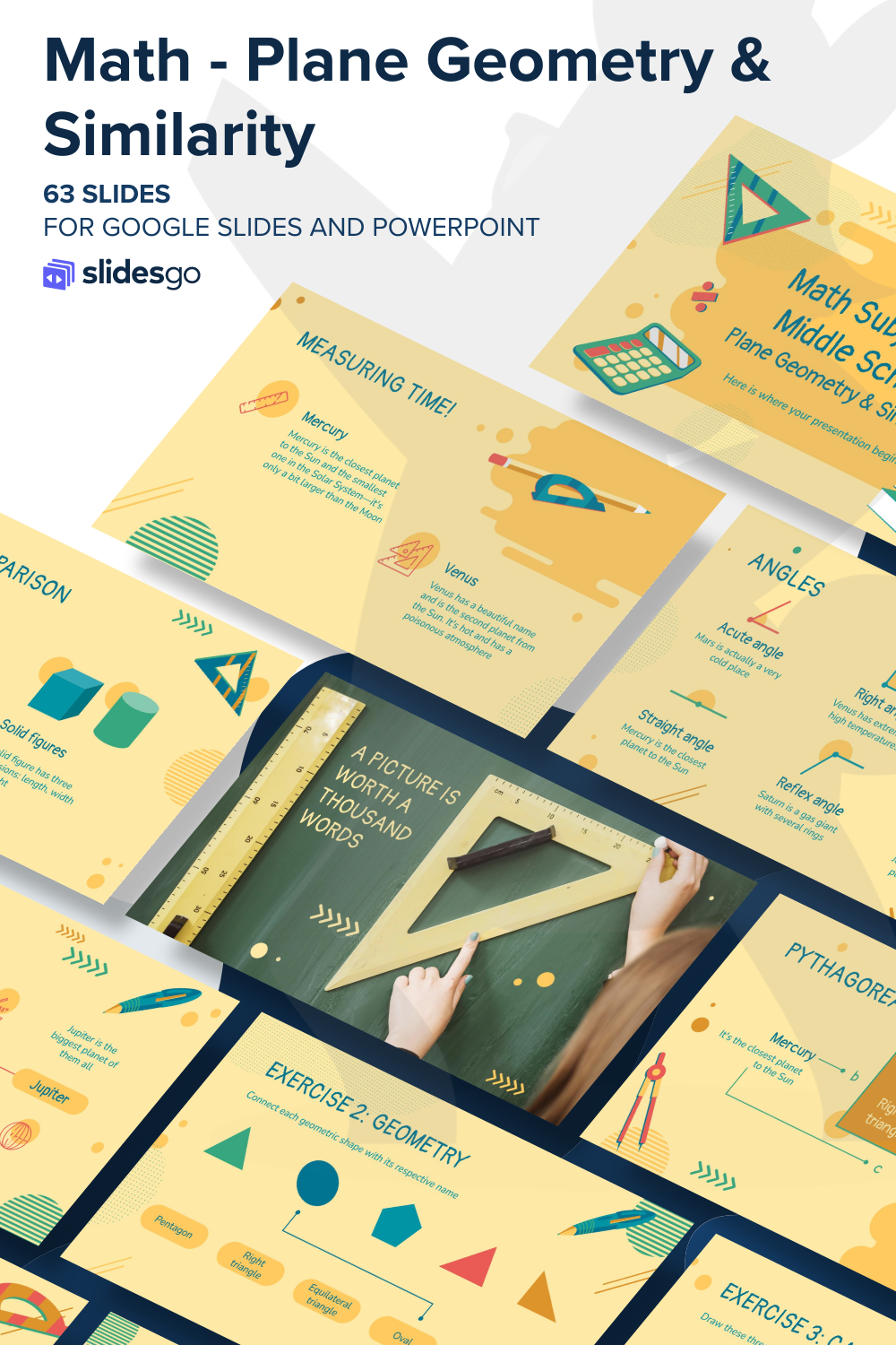 Math: Plane Geometry & Similarity | Google Slides & PPT