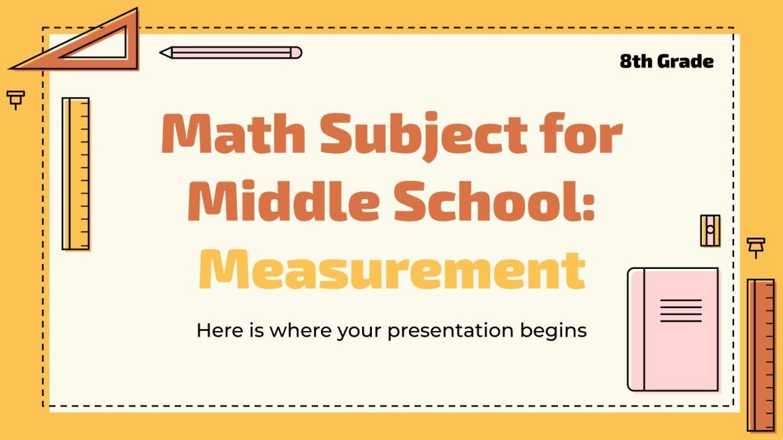 Math Subject for Middle School - 8th Grade: Graphing Google Slides and ...