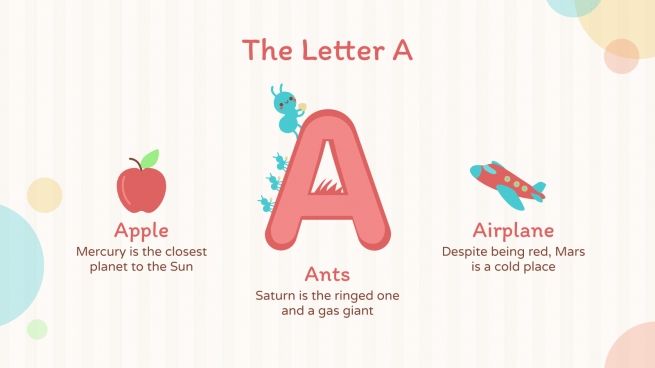 Learning the Alphabet Google Slides theme & PowerPoint template