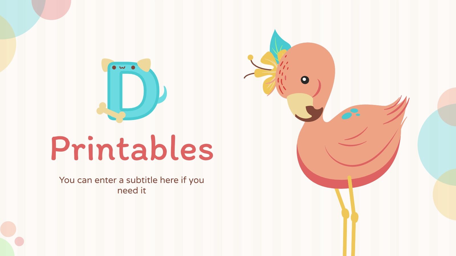 Learning the Alphabet Google Slides theme & PowerPoint template