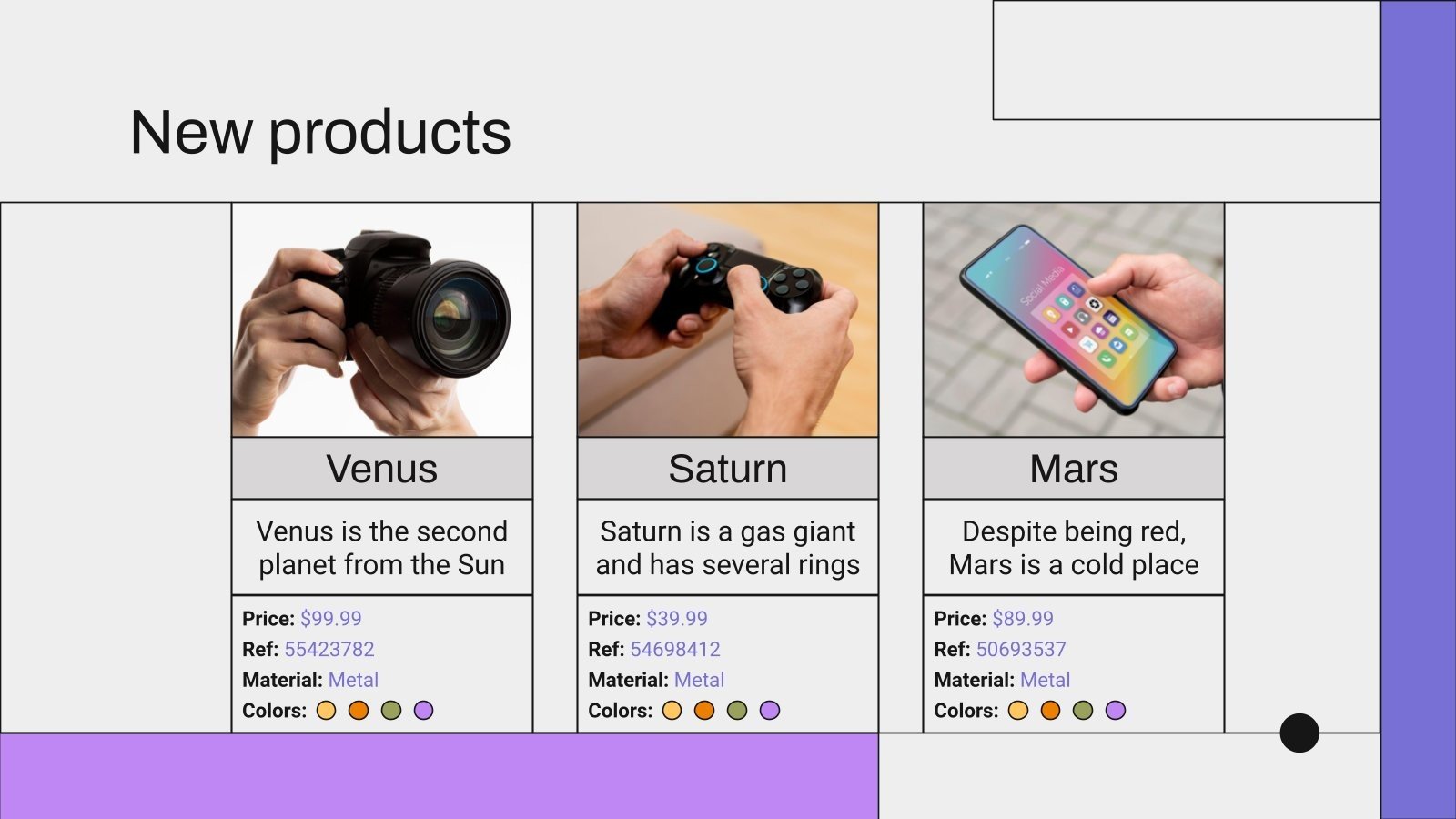 Technology Products Catalog | Google Slides & PowerPoint