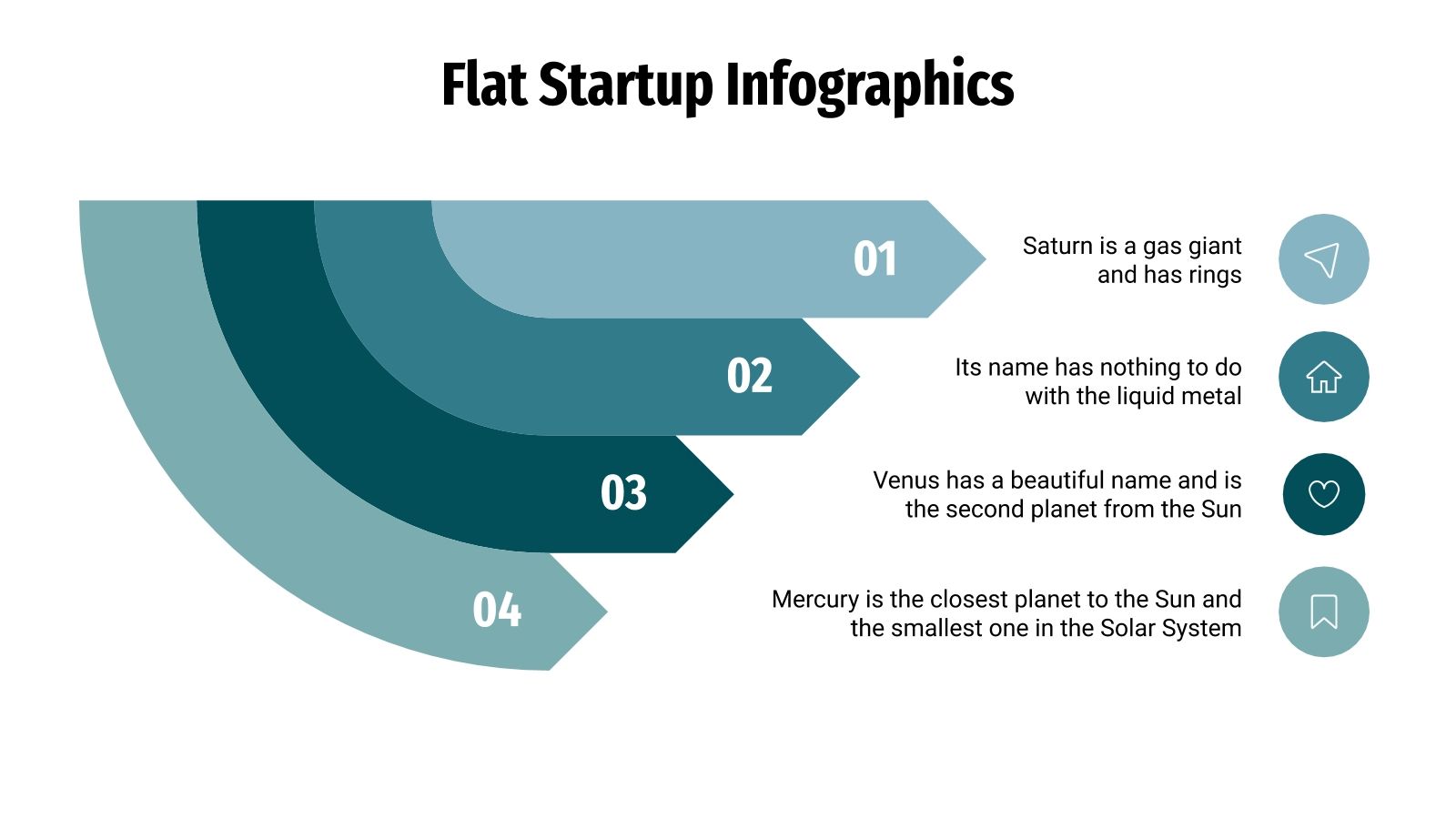 Flat Startup Infographics for Google Slides and PowerPoint