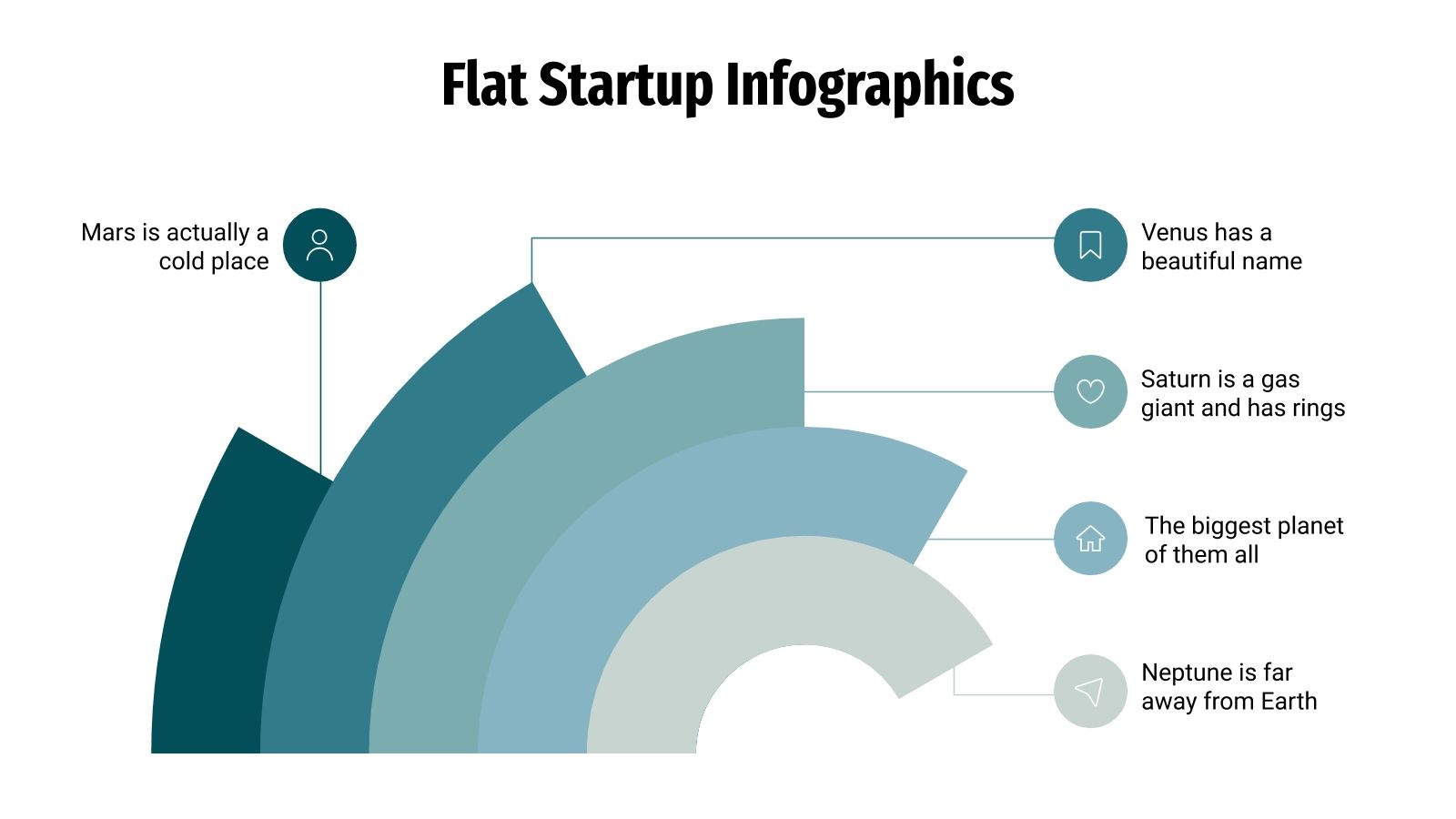 Flat Startup Infographics for Google Slides and PowerPoint