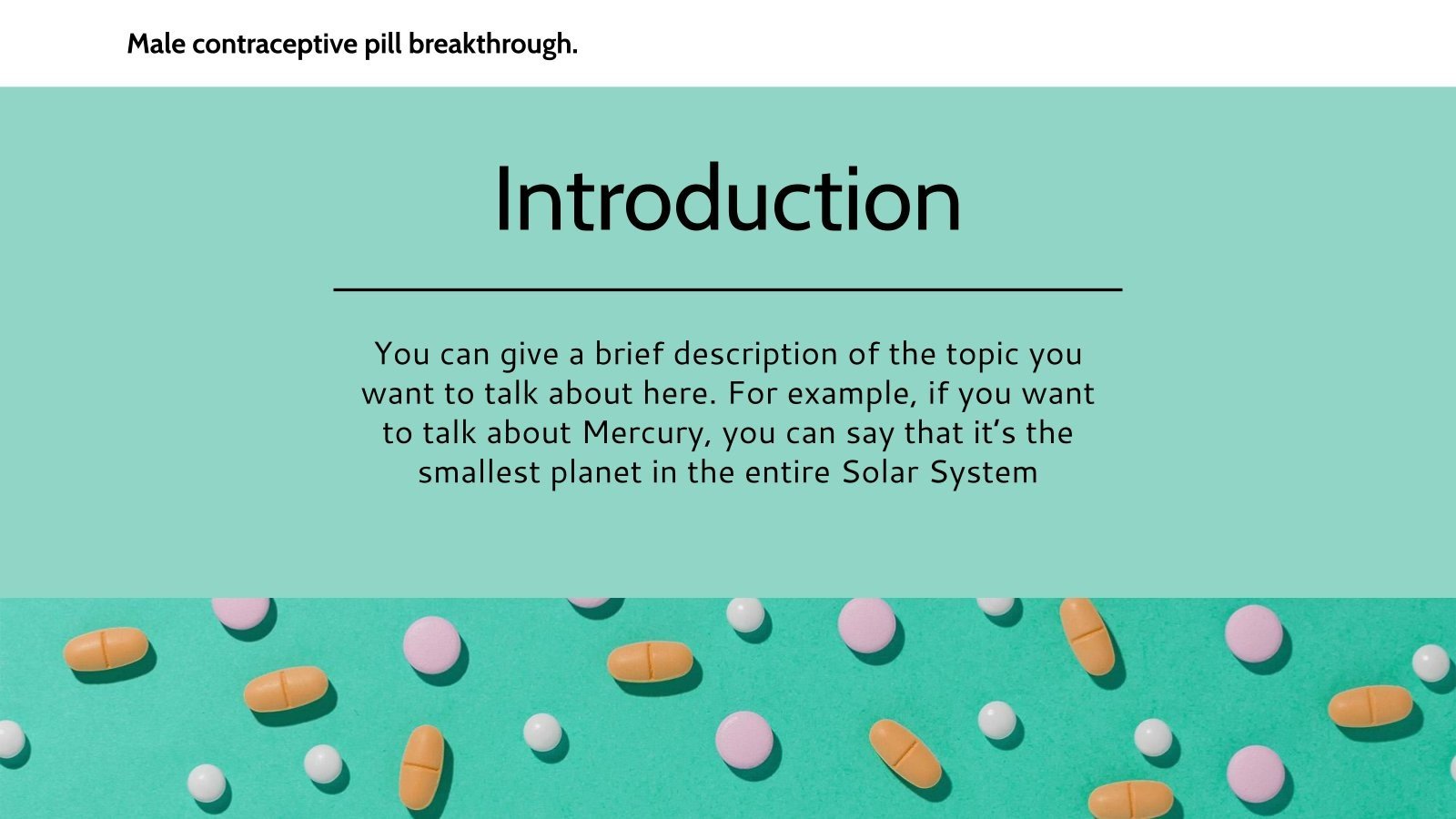 Male Contraceptive Pill Breakthrough | Google Slides & PPT