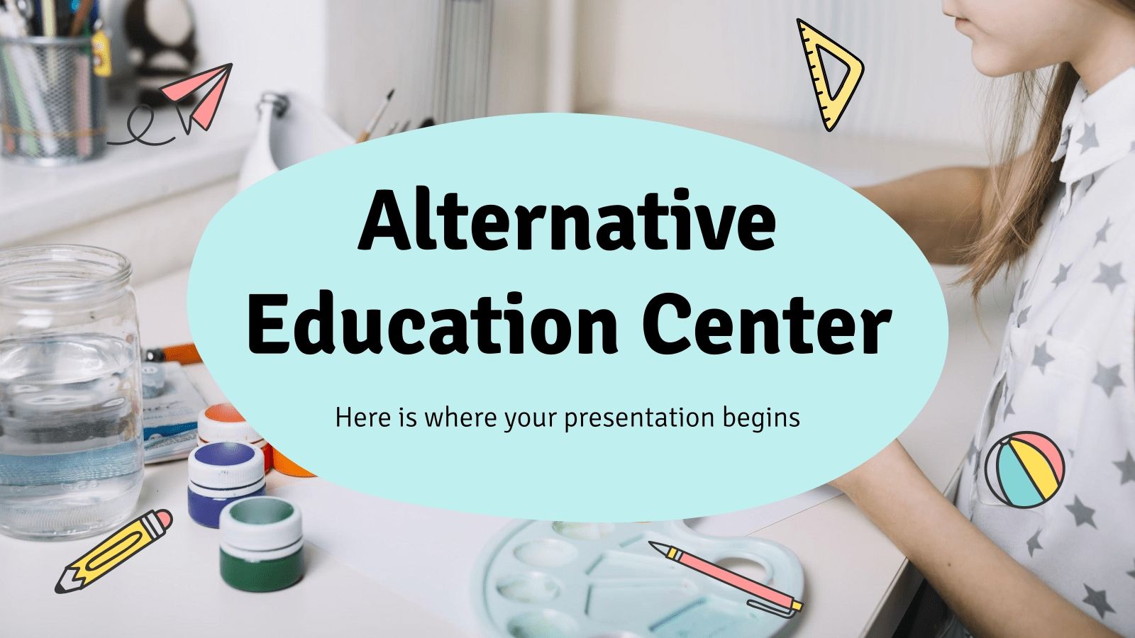 Alternative Education Center Google Slides & PPT template