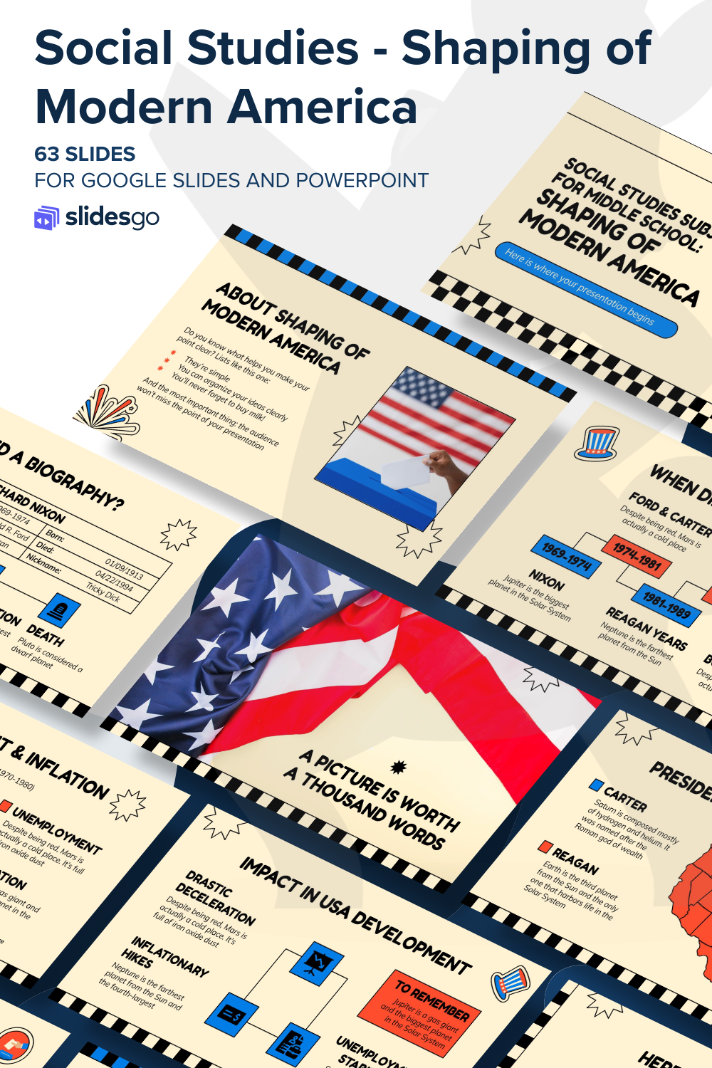 Social Studies: Shaping of Modern America | Google Slides & PPT