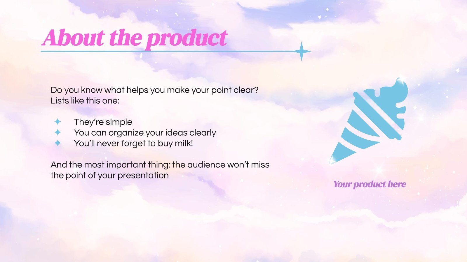 Cotton Candy Aesthetic Background MK Campaign | Google Slides