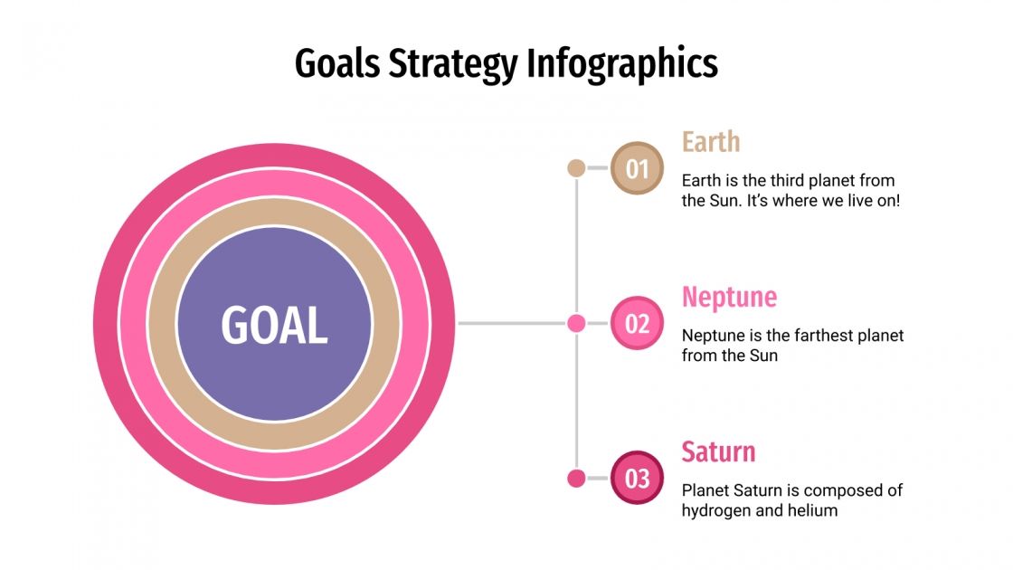 Goals Strategy Infographics for Google Slides and PowerPoint