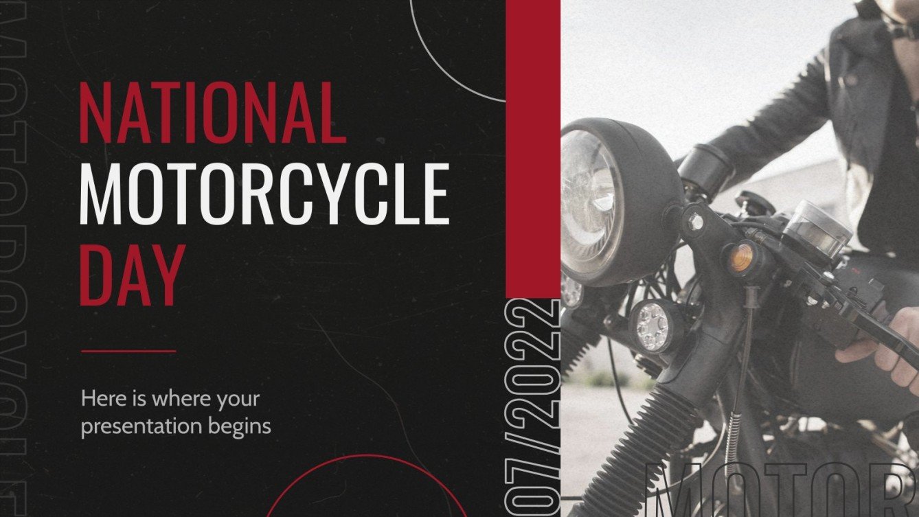National Motorcycle Day | Google Slides & PowerPoint