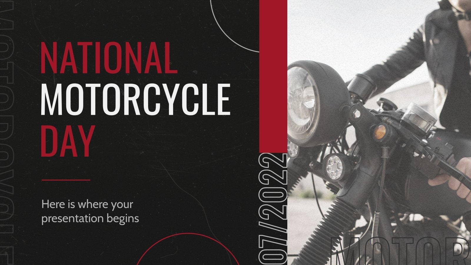 National Motorcycle Day | Google Slides & PowerPoint