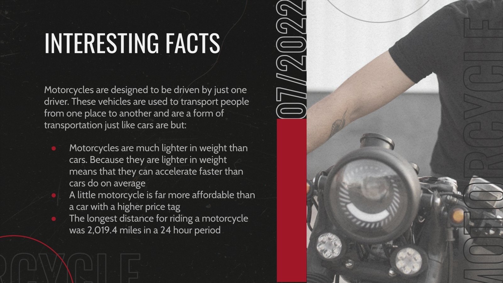 National Motorcycle Day | Google Slides & PowerPoint