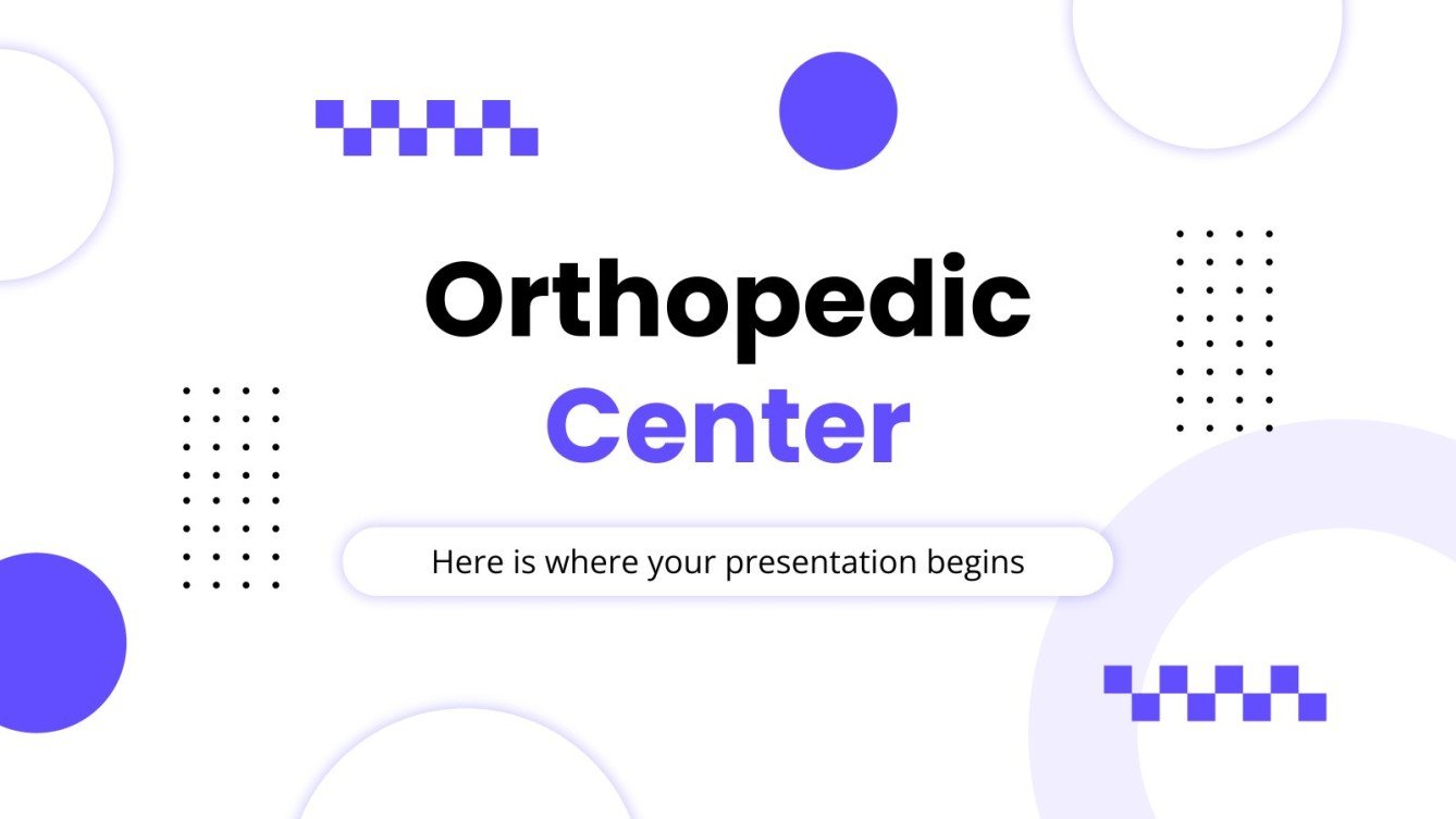 Orthopedic Center | Google Slides theme & PowerPoint template