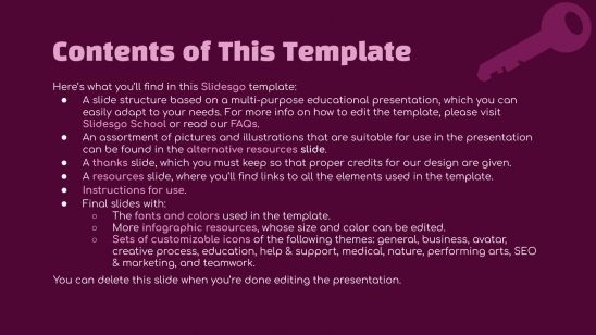 School Escape Room Google Slides & PowerPoint template