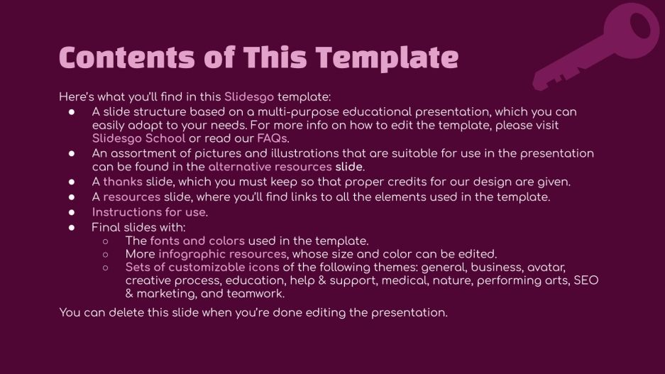 School Escape Room Google Slides & PowerPoint template