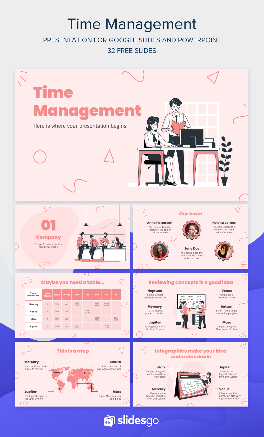 Time Management Google Slides theme & PowerPoint template