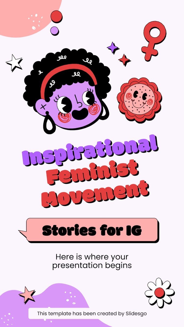 Inspirational Feminist Movement Stories for IG | Google Slides
